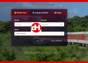 TRC SGR Ticketing Online: How to Book a Online Train Ticket - Tanzania