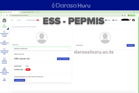 ESS Utumishi PEPMIS: How to Create TASK & Subtask