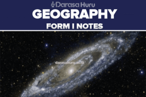 Geography Form One Notes New Syllabus All Topics - Darasa Huru