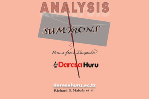 SUMMONS POETRY ANALYSIS BY RICHARD S. MABALA PDF