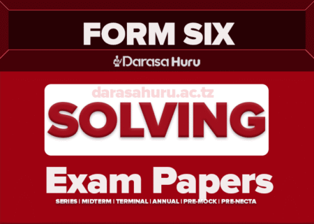 Special Schools Form Six Joint Examinations 2025