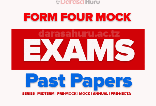 Download Form Four Mock And Pre NECTA Exams 2025 - All Regions