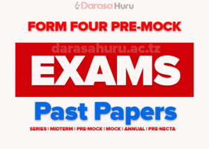 OPEN BRAIN Form Four Pre-Mock Exams 2025 With Marking Schemes