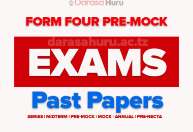 Mbeya City MCAC Pre-Mock Form Four Exams 2025 With Marking Scheme