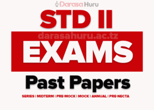 Pwani Solved Exams Standard Two 2025 With Answers