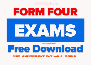 Mbeya City Form Four Pre-Mock Exams 2026 With Marking Schemes